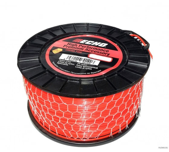 Корд трим. ECHO Cross Fire Line 3,0мм*169м (крест) — купить в Москве по ...